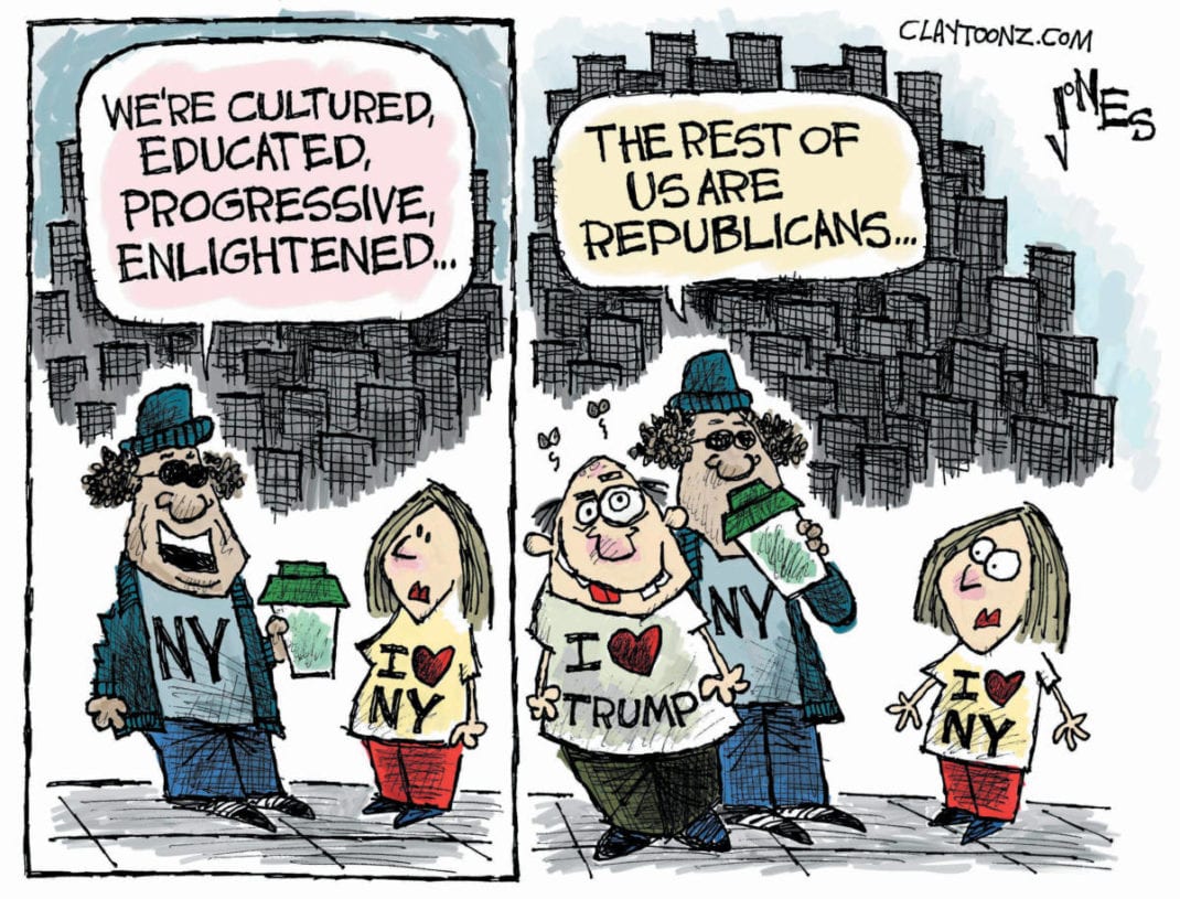 CARTOON: "Enlightened New York" - The Independent | St. George