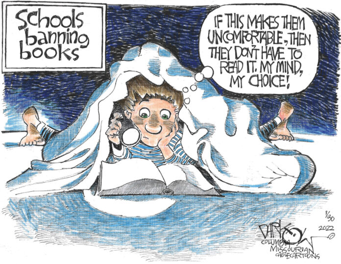 Editorial Cartoon: Banning Books - The Independent | Southern Utah's #1 ...