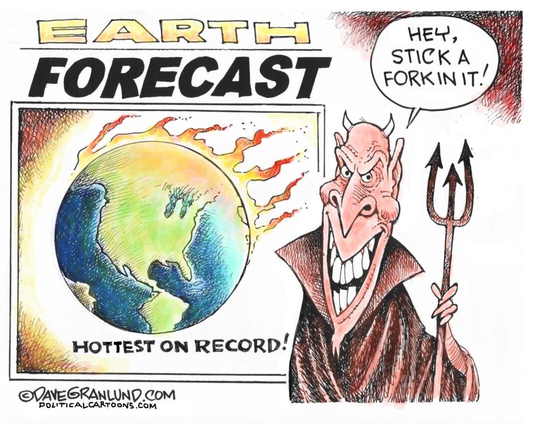 Editorial Cartoon: Earth Record High Temp - The Independent | Southern ...