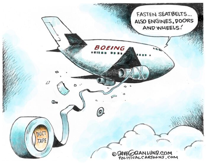 Editorial Cartoon: Boeing Loose Parts - The Independent | Southern Utah ...